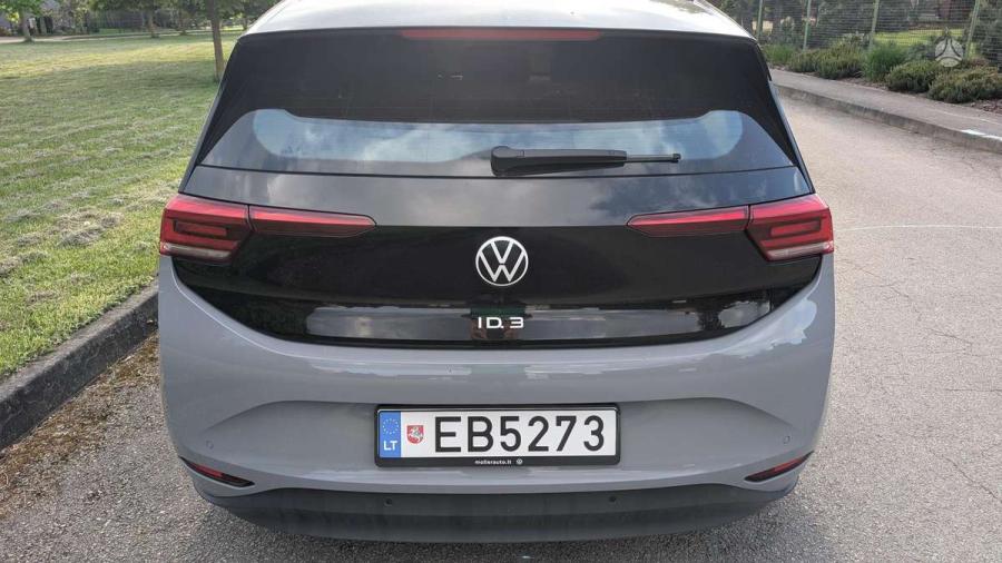 Pelēks Volkswagen ID.3 2024 Kauņa, ar dzinēja tilpumu 0.00 L un nobraukumu 34 tūkst. km par 27750 €, foto 13 vietnē AUTOMOTO.COM.LV