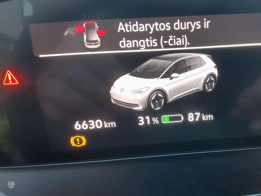 Pelēks Volkswagen ID.3 2025 Kauņa, ar dzinēja tilpumu 0.00 L un nobraukumu 7 tūkst. km par 12900 €, foto 14 vietnē AUTOMOTO.COM.LV