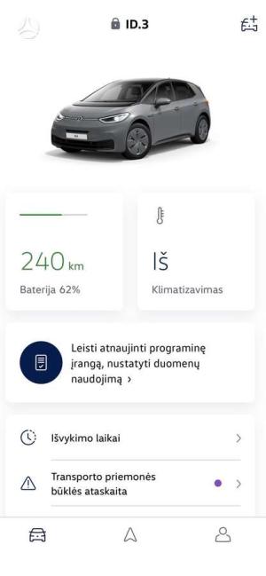 Серый Фольксваген ID.3 2021 в Шяуляй, объемом двигателя 0.00 л и пробегом 108 тыс. км за 17900 €, фото 24 на AUTOMOTO.COM.LV