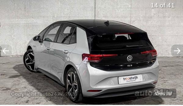 Pelēks Volkswagen ID.3 2020 Tallina, ar dzinēja tilpumu 0.00 L un nobraukumu 138 tūkst. km par 15500 €, foto 5 vietnē AUTOMOTO.COM.LV