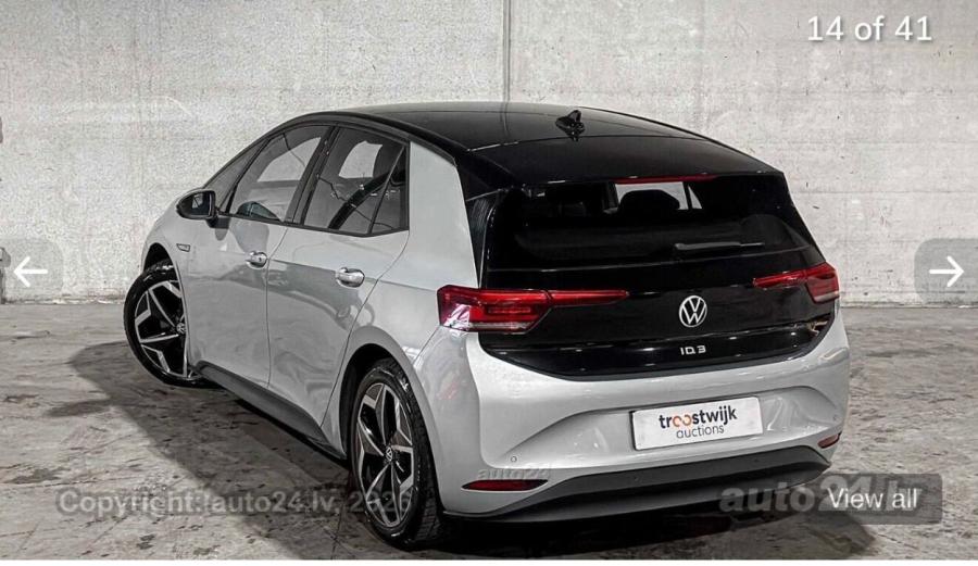 Pelēks Volkswagen ID.3 2020 Tallina, ar dzinēja tilpumu 0.00 L un nobraukumu 138 tūkst. km par 15500 €, foto 5 vietnē AUTOMOTO.COM.LV