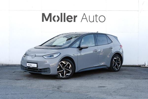 Pelēks Volkswagen ID.3 2021 Rīga, ar dzinēja tilpumu 0.00 L un nobraukumu 56 tūkst. km par 25500 €, foto  vietnē AUTOMOTO.COM.LV