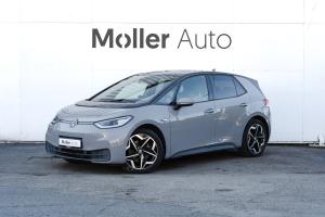 Pelēks Volkswagen ID.3 2021 Rīga, ar dzinēja tilpumu 0.00 L un nobraukumu 56 tūkst. km par 25500 €, foto  vietnē AUTOMOTO.COM.LV