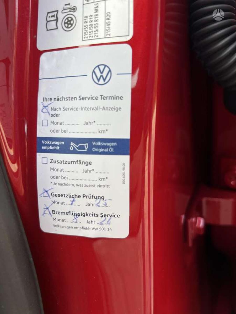 Sarkans Volkswagen ID.3 2022 Kauņa, ar dzinēja tilpumu 0.00 L un nobraukumu 48 tūkst. km par 13750 €, foto 20 vietnē AUTOMOTO.COM.LV