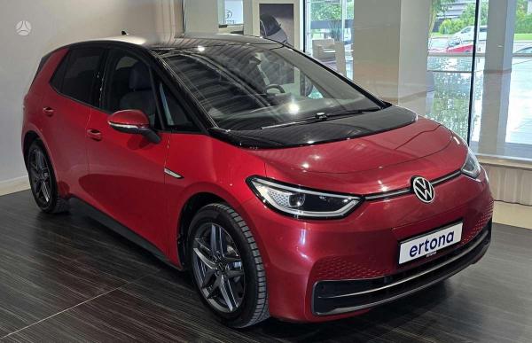 Sarkans Volkswagen ID.3 2023 Šauļi, ar dzinēja tilpumu 0.00 L un nobraukumu 6 tūkst. km par 21900 €, foto 1 vietnē AUTOMOTO.COM.LV