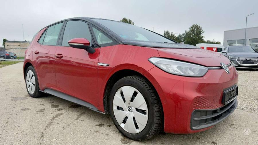 Sarkans Volkswagen ID.3 2023 Šauļi, ar dzinēja tilpumu 0.00 L un nobraukumu 52 tūkst. km par 17250 €, foto 4 vietnē AUTOMOTO.COM.LV