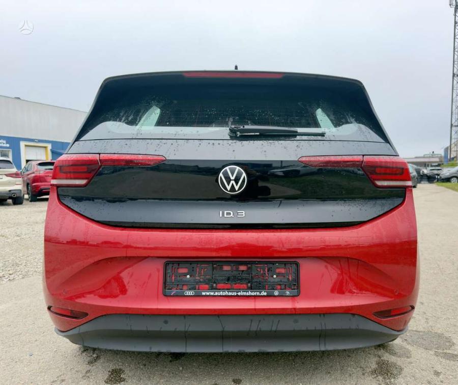 Sarkans Volkswagen ID.3 2023 Šauļi, ar dzinēja tilpumu 0.00 L un nobraukumu 52 tūkst. km par 17250 €, foto 6 vietnē AUTOMOTO.COM.LV