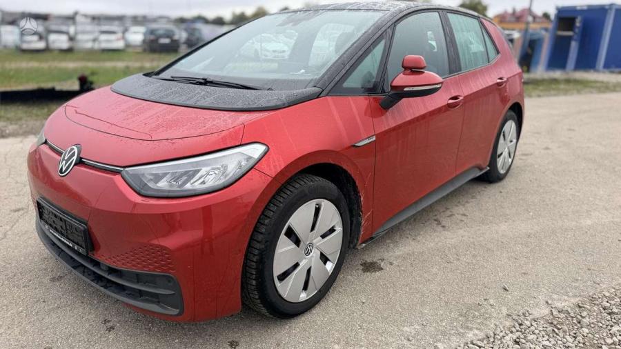 Sarkans Volkswagen ID.3 2023 Šauļi, ar dzinēja tilpumu 0.00 L un nobraukumu 52 tūkst. km par 17250 €, foto 8 vietnē AUTOMOTO.COM.LV