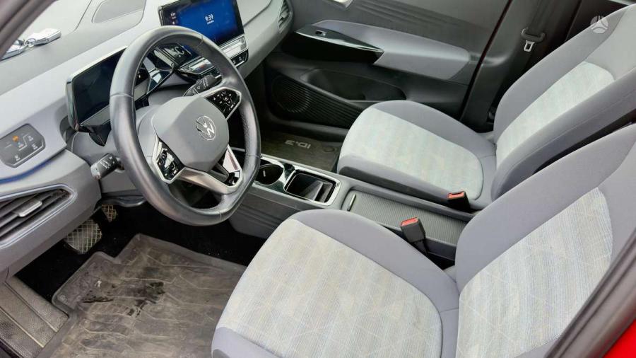 Sarkans Volkswagen ID.3 2023 Šauļi, ar dzinēja tilpumu 0.00 L un nobraukumu 52 tūkst. km par 17250 €, foto 9 vietnē AUTOMOTO.COM.LV