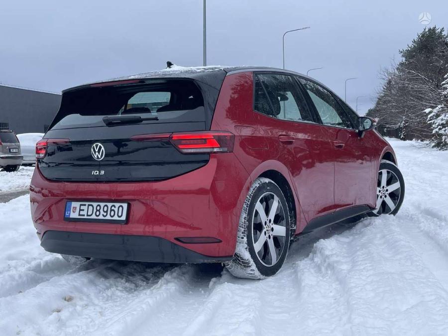 Sarkans Volkswagen ID.3 2024 Viļņa, ar dzinēja tilpumu 0.00 L un nobraukumu 40 tūkst. km par 22500 €, foto 4 vietnē AUTOMOTO.COM.LV