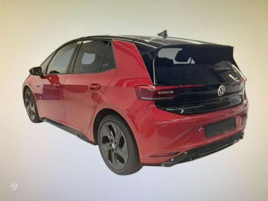 Sarkans Volkswagen ID.3 2026 Jurbarkas, ar dzinēja tilpumu 0.00 L un nobraukumu 1 tūkst. km par 49999 €, foto 3 vietnē AUTOMOTO.COM.LV