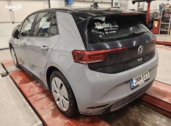 Balts Volkswagen ID.3 2020 Klaipėda, ar dzinēja tilpumu 0.00 L un nobraukumu 87 tūkst. km par 10000 €, foto 3 vietnē AUTOMOTO.COM.LV