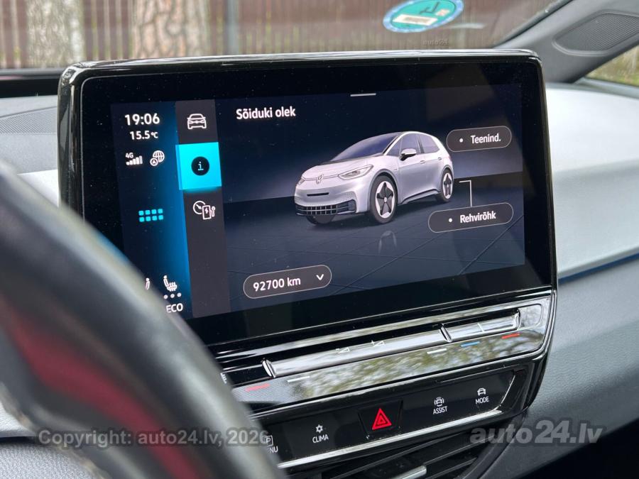 Белый Фольксваген ID.3 2020 в Таллин, объемом двигателя 0.00 л и пробегом 93 тыс. км за 19980 €, фото 19 на AUTOMOTO.COM.LV