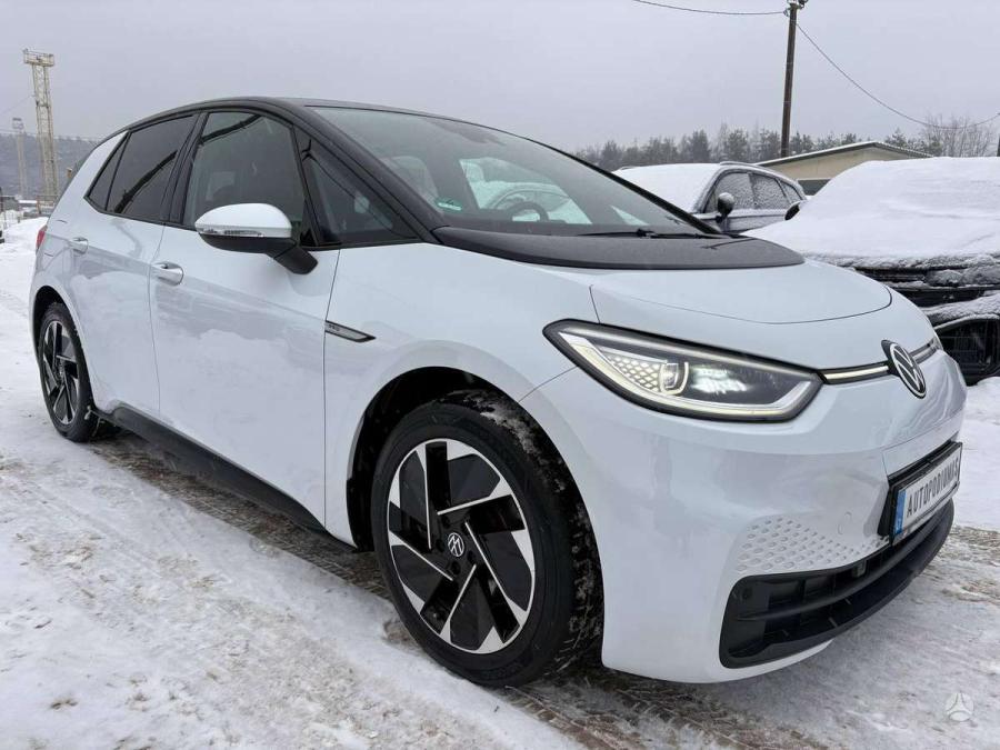 Balts Volkswagen ID.3 2022 Viļņa, ar dzinēja tilpumu 0.00 L un nobraukumu 89 tūkst. km par 17500 €, foto 2 vietnē AUTOMOTO.COM.LV