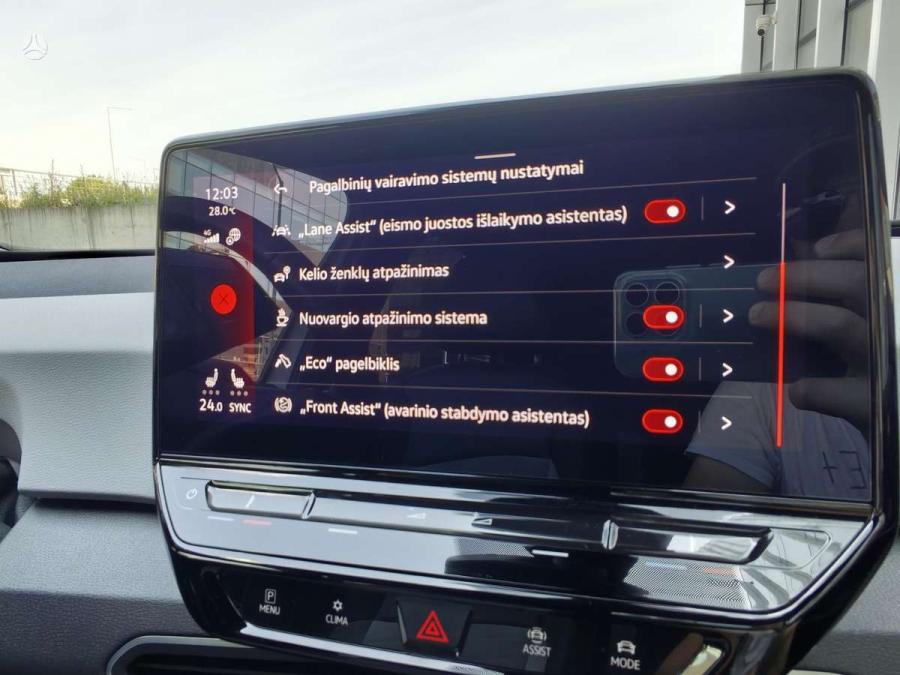 Balts Volkswagen ID.3 2022 Viļņa, ar dzinēja tilpumu 0.00 L un nobraukumu 71 tūkst. km par 25500 €, foto 16 vietnē AUTOMOTO.COM.LV