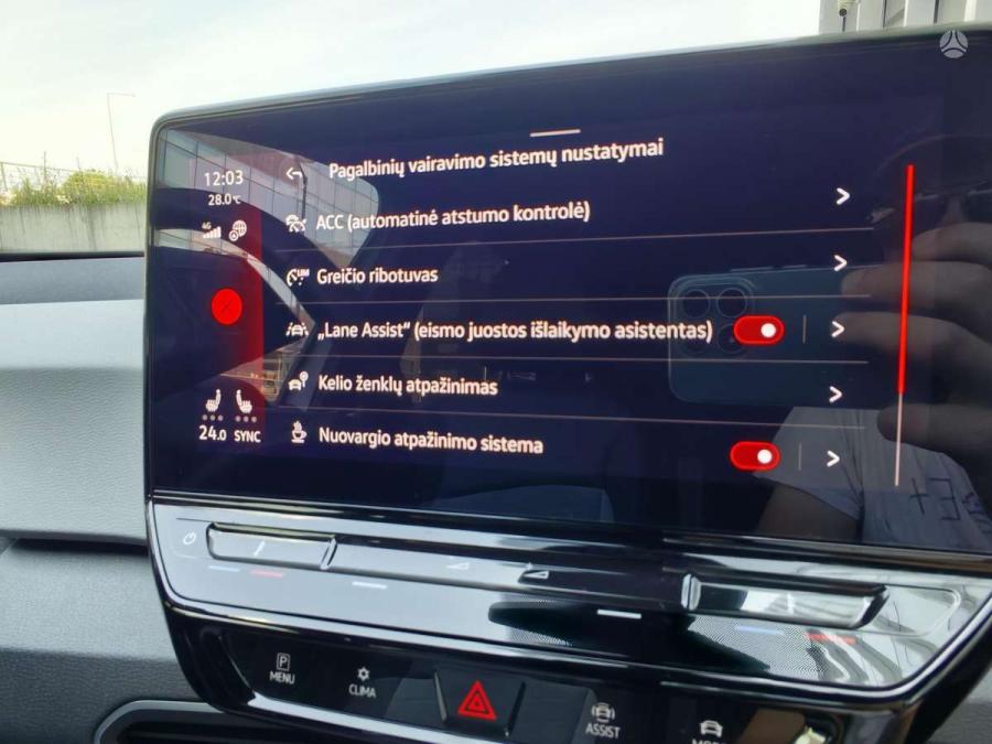 Balts Volkswagen ID.3 2022 Viļņa, ar dzinēja tilpumu 0.00 L un nobraukumu 71 tūkst. km par 25500 €, foto 17 vietnē AUTOMOTO.COM.LV