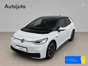 White Volkswagen ID.3 2022 in Kaunas, with an engine capacity of 0.00 L and mileage of 68 thousand km for 21900 €, photo  on AUTOMOTO.COM.LV