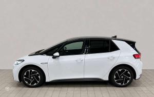 White Volkswagen ID.3 2022 in Kaunas, with an engine capacity of 0.00 L and mileage of 68 thousand km for 21900 €, photo 3 on AUTOMOTO.COM.LV