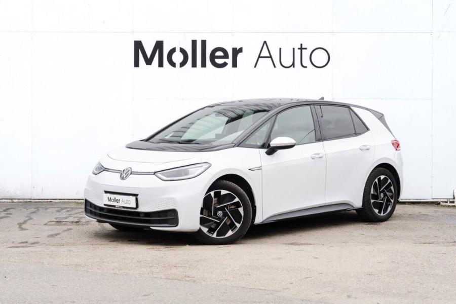 Balts Volkswagen ID.3 2022 Rīga, ar dzinēja tilpumu 0.00 L un nobraukumu 82 tūkst. km par 24650 €, foto 1 vietnē AUTOMOTO.COM.LV