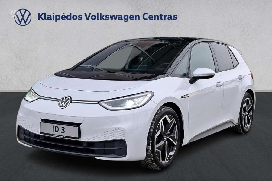 Balts Volkswagen ID.3 2023 Klaipėda, ar dzinēja tilpumu 0.00 L un nobraukumu 40 tūkst. km par 27700 €, foto 1 vietnē AUTOMOTO.COM.LV