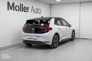White Volkswagen ID.3 2023 in Vilnius, with an engine capacity of 0.00 L and mileage of 55 thousand km for 24900 €, photo 4 on AUTOMOTO.COM.LV