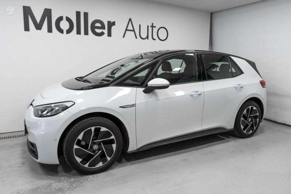 Balts Volkswagen ID.3 2023 Viļņa, ar dzinēja tilpumu 0.00 L un nobraukumu 55 tūkst. km par 23900 €, foto 2 vietnē AUTOMOTO.COM.LV