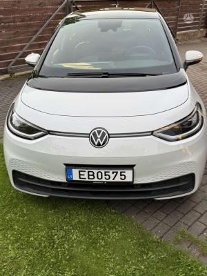 White Volkswagen ID.3 2023 in Vilnius, with an engine capacity of 0.00 L and mileage of 30 thousand km for 22900 €, photo 19 on AUTOMOTO.COM.LV