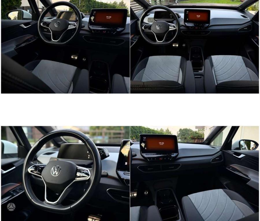 Balts Volkswagen ID.3 2023 Kauņa, ar dzinēja tilpumu 0.00 L un nobraukumu 50 tūkst. km par 19500 €, foto 3 vietnē AUTOMOTO.COM.LV