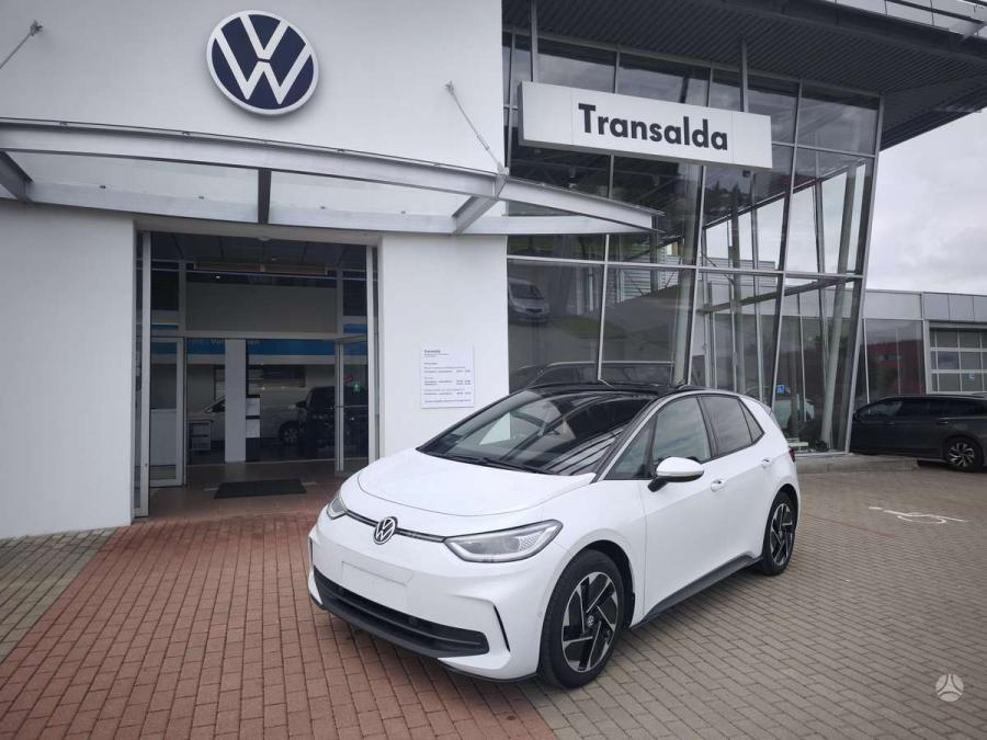 Balts Volkswagen ID.3 2024 Šauļi, ar dzinēja tilpumu 0.00 L un nobraukumu 10 tūkst. km par 25499 €, foto 1 vietnē AUTOMOTO.COM.LV