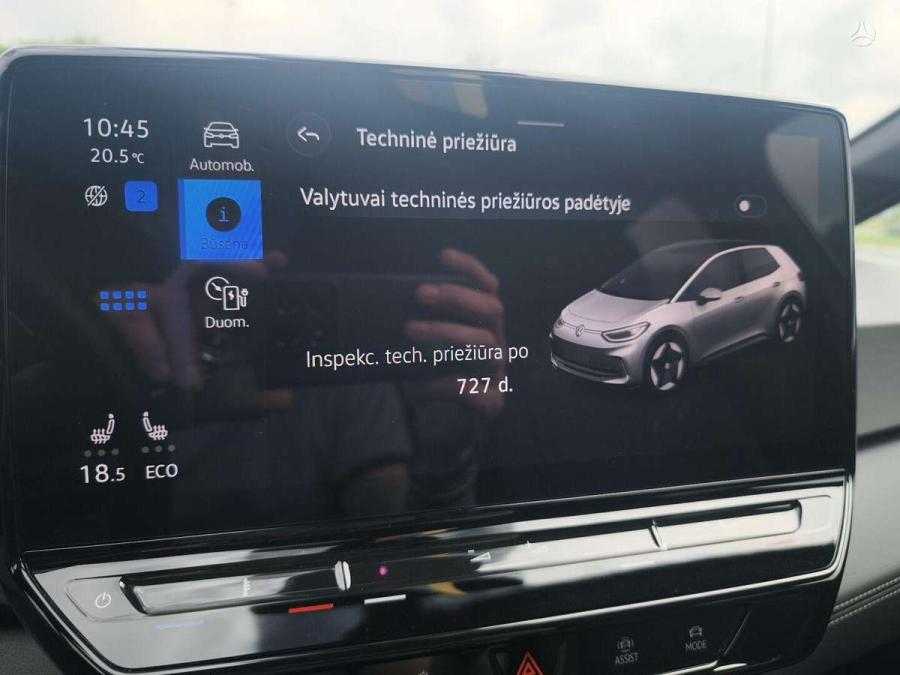 Balts Volkswagen ID.3 2024 Šauļi, ar dzinēja tilpumu 0.00 L un nobraukumu 10 tūkst. km par 25499 €, foto 20 vietnē AUTOMOTO.COM.LV