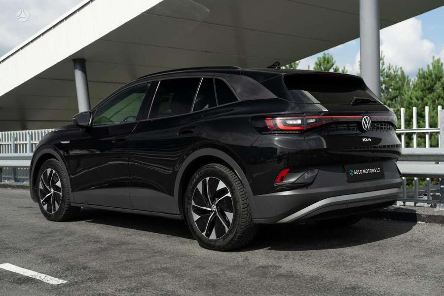 Black Volkswagen ID.4 2021 in Vilnius, with an engine capacity of 0.00 L and mileage of 124 thousand km for 20950 €, photo 4 on AUTOMOTO.COM.LV
