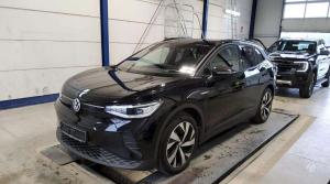 Black Volkswagen ID.4 2022 in Vilnius, with an engine capacity of 0.00 L and mileage of 155 thousand km for 26300 €, photo 1 on AUTOMOTO.COM.LV