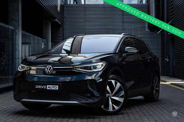 Melns Volkswagen ID.4 2022 Viļņa, ar dzinēja tilpumu 0.00 L un nobraukumu 134 tūkst. km par 25900 €, foto 1 vietnē AUTOMOTO.COM.LV