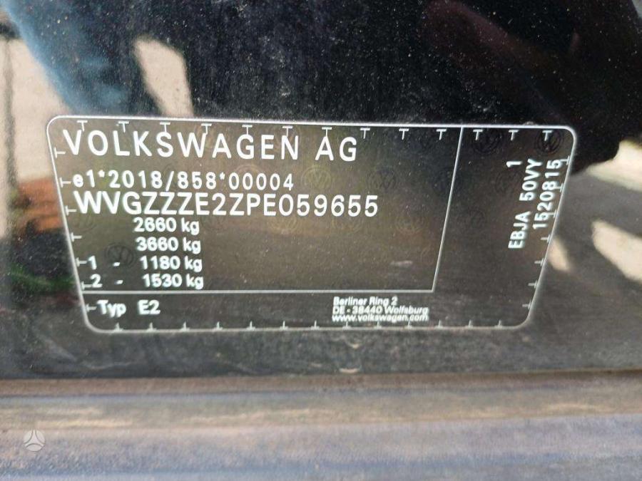 Melns Volkswagen ID.4 2023 Viļņa, ar dzinēja tilpumu 0.00 L un nobraukumu 114 tūkst. km par 26500 €, foto 10 vietnē AUTOMOTO.COM.LV