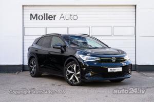 Black Volkswagen ID.4 2023 in Riga, with an engine capacity of 0.00 L and mileage of 72 thousand km for 34792 €, photo 3 on AUTOMOTO.COM.LV