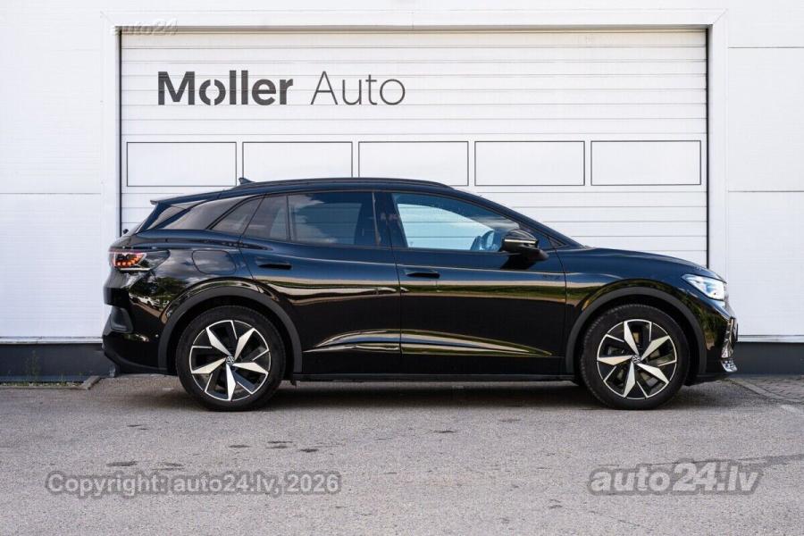 Black Volkswagen ID.4 2023 in Riga, with an engine capacity of 0.00 L and mileage of 72 thousand km for 34792 €, photo 6 on AUTOMOTO.COM.LV