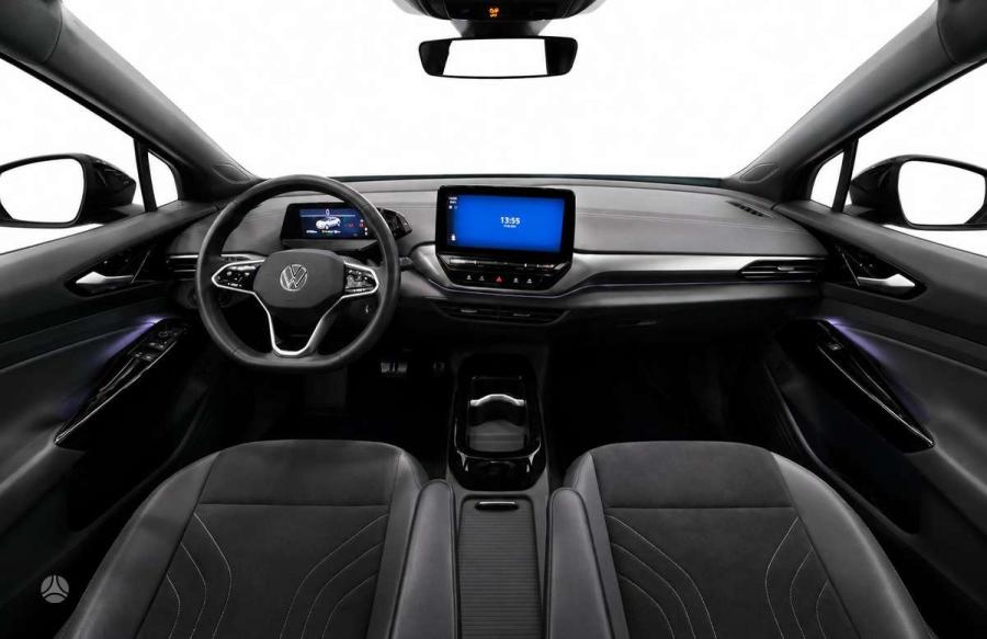 Melns Volkswagen ID.4 2023 Kauņa, ar dzinēja tilpumu 0.00 L un nobraukumu 56 tūkst. km par 34900 €, foto 6 vietnē AUTOMOTO.COM.LV