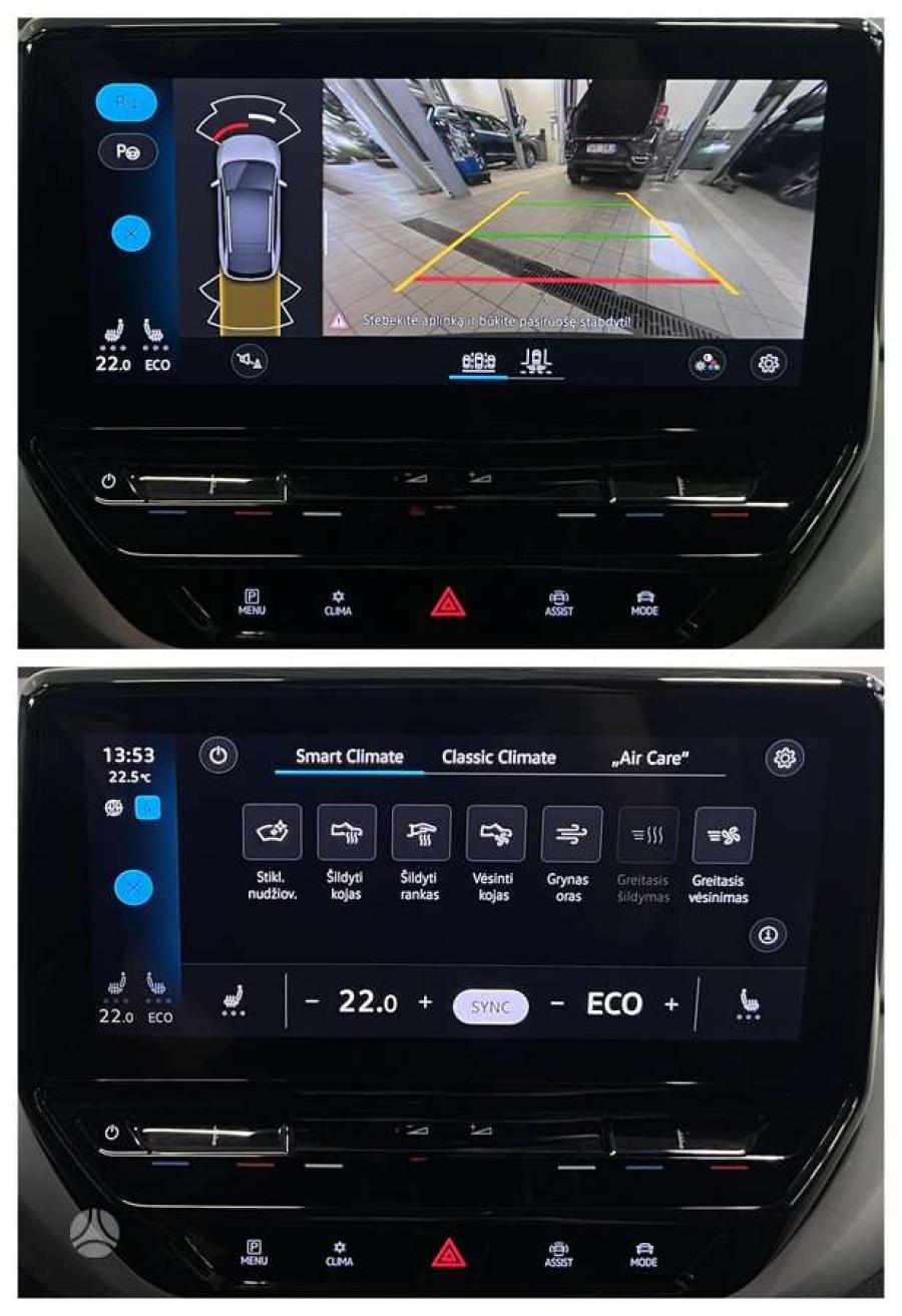 Melns Volkswagen ID.4 2023 Kauņa, ar dzinēja tilpumu 0.00 L un nobraukumu 56 tūkst. km par 34900 €, foto 12 vietnē AUTOMOTO.COM.LV