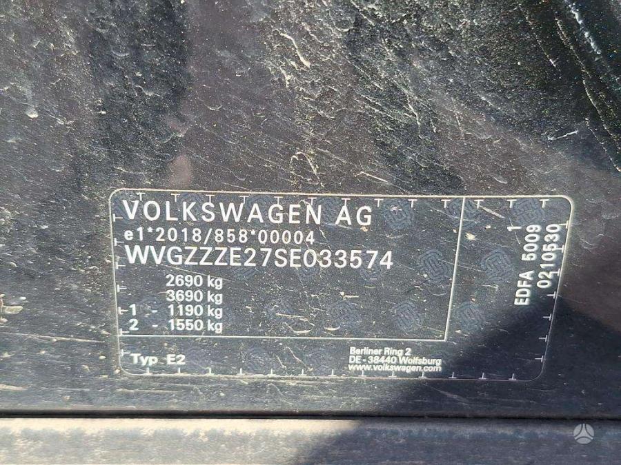 Melns Volkswagen ID.4 2025 Viļņa, ar dzinēja tilpumu 0.00 L un nobraukumu 49 tūkst. km par 19400 €, foto 11 vietnē AUTOMOTO.COM.LV