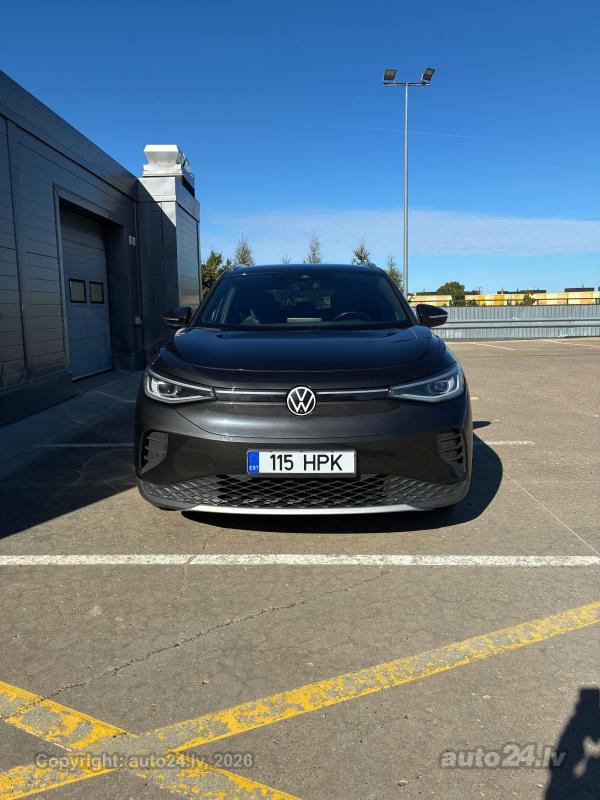 Black Volkswagen ID.4 2022 in Tallinn, with an engine capacity of 0.00 L and mileage of 113 thousand km for 27400 €, photo 4 on AUTOMOTO.COM.LV