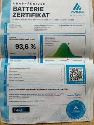 Melns Volkswagen ID.4 2022 Tallina, ar dzinēja tilpumu 0.00 L un nobraukumu 113 tūkst. km par 27400 €, foto 8 vietnē AUTOMOTO.COM.LV