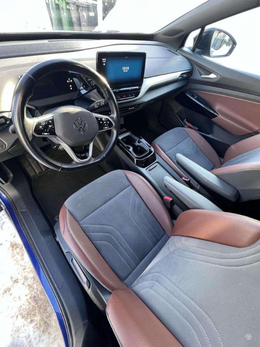 Blue Volkswagen ID.4 2021 in Vilnius, with an engine capacity of 0.00 L and mileage of 136 thousand km for 22200 €, photo 10 on AUTOMOTO.COM.LV