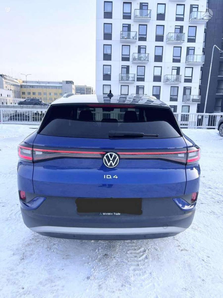 Blue Volkswagen ID.4 2021 in Vilnius, with an engine capacity of 0.00 L and mileage of 136 thousand km for 20900 €, photo 6 on AUTOMOTO.COM.LV