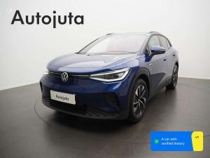 Blue Volkswagen ID.4 2022 in Vilnius, with an engine capacity of 0.00 L and mileage of 52 thousand km for 27200 €, photo  on AUTOMOTO.COM.LV