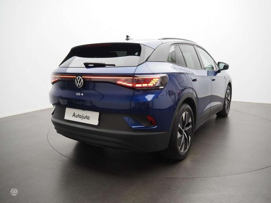 Blue Volkswagen ID.4 2022 in Vilnius, with an engine capacity of 0.00 L and mileage of 52 thousand km for 27200 €, photo 5 on AUTOMOTO.COM.LV