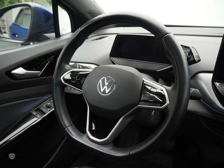 Blue Volkswagen ID.4 2022 in Vilnius, with an engine capacity of 0.00 L and mileage of 52 thousand km for 27200 €, photo 20 on AUTOMOTO.COM.LV