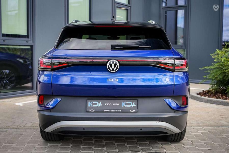 Blue Volkswagen ID.4 2021 in Kaunas, with an engine capacity of 0.00 L and mileage of 71 thousand km for 23950 €, photo 12 on AUTOMOTO.COM.LV