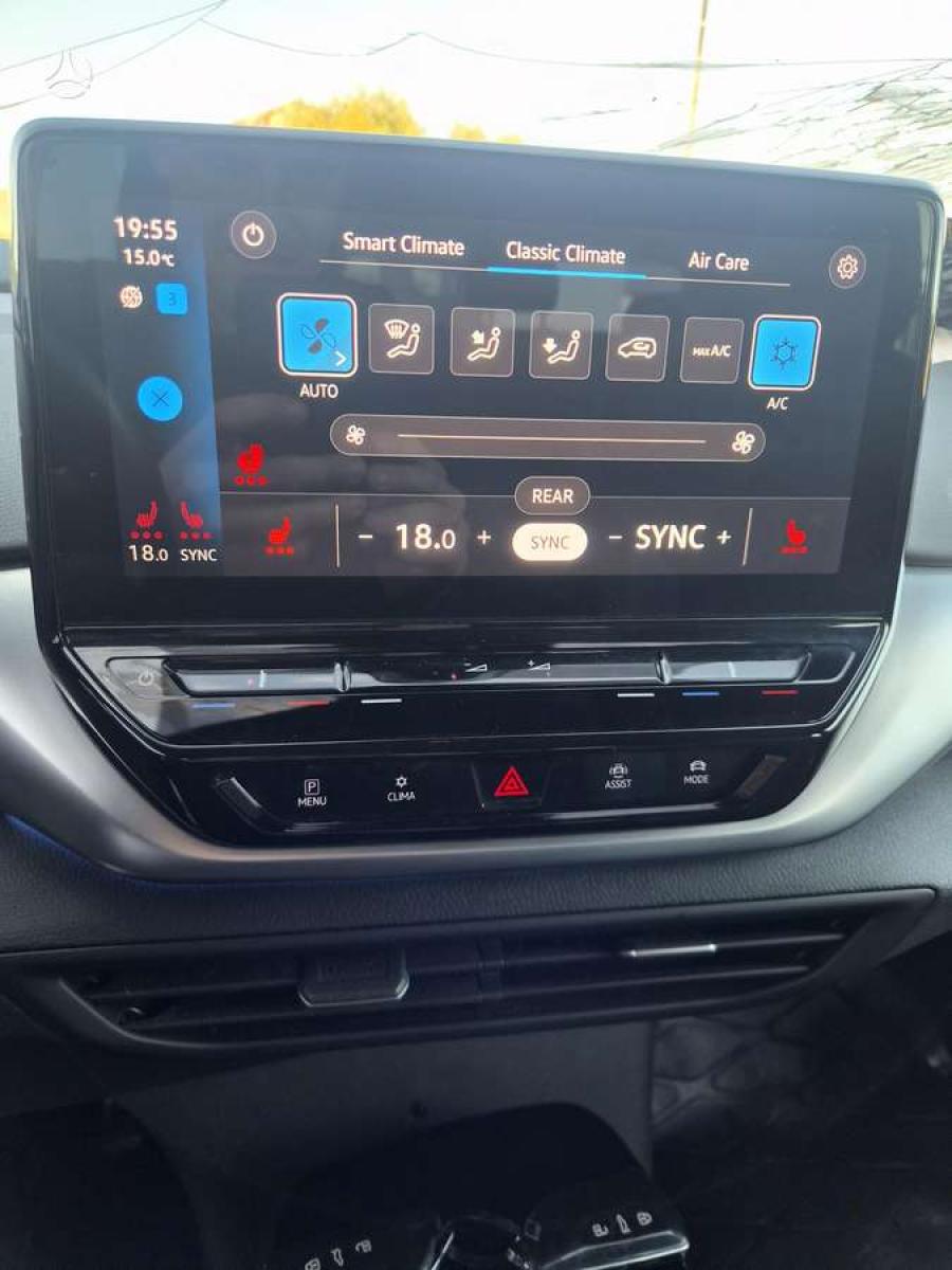 Pelēks Volkswagen ID.4 2021 Mažeikiai, ar dzinēja tilpumu 0.00 L un nobraukumu 117 tūkst. km par 12900 €, foto 14 vietnē AUTOMOTO.COM.LV