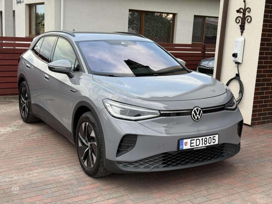 Grey Volkswagen ID.4 2021 in Siauliai, with an engine capacity of 0.00 L and mileage of 167 thousand km for 21300 €, photo 5 on AUTOMOTO.COM.LV