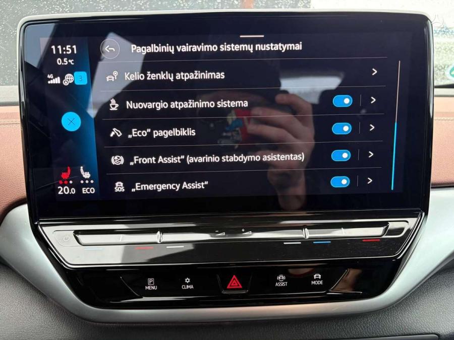 Серый Фольксваген ID.4 2022 в Вильнюс, объемом двигателя 0.00 л и пробегом 109 тыс. км за 22250 €, фото 26 на AUTOMOTO.COM.LV